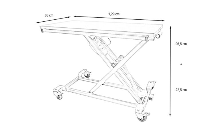 Table vétérinaire de consultation brancard ELITE - Vetinox