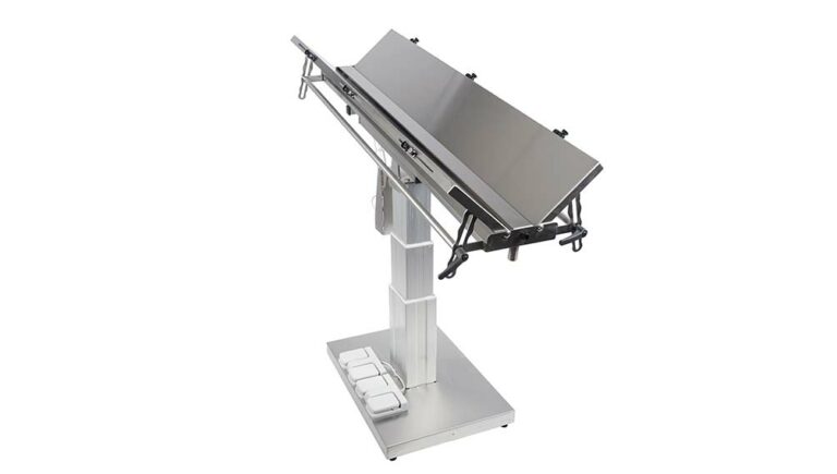 Table chirurgie ELITE, plateau en V, colonne centrale électrique ...